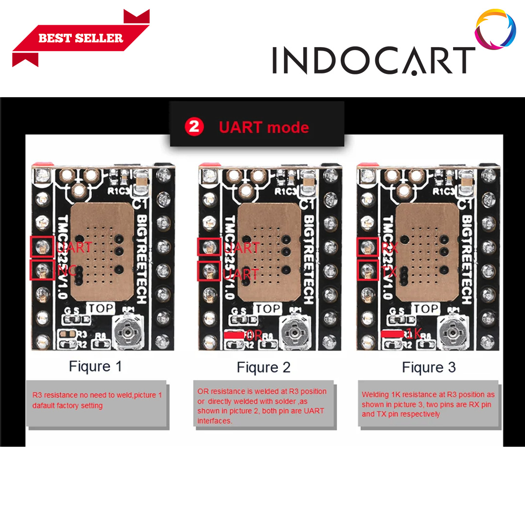 INDOCART Driver-Stepper Motor 3D Printer Bigtreetech TMC2225 V1.0 ...