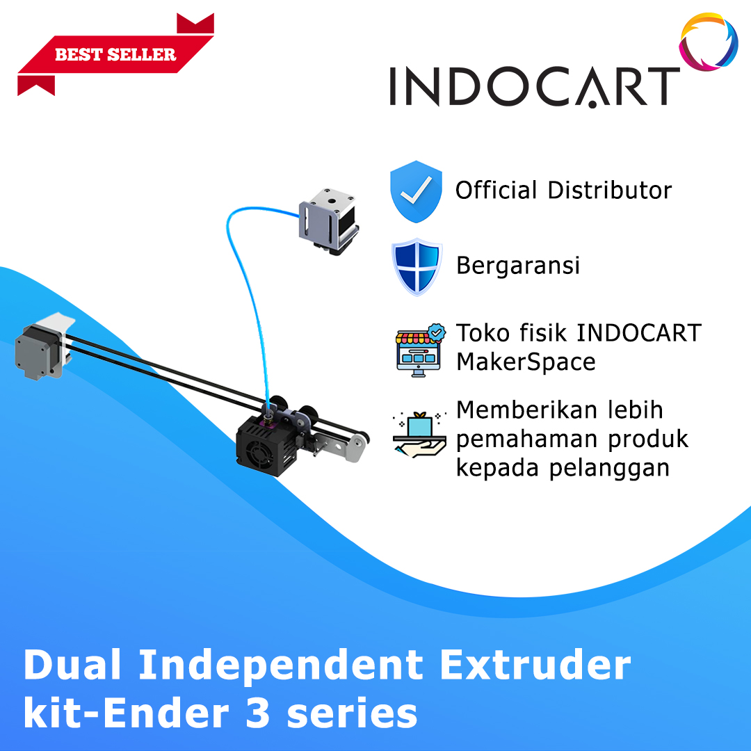 INDOCART Dual Independent Extruder kit-Ender 3 series - IndoCart