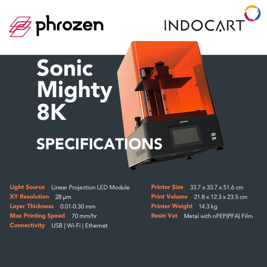 3D Printer Unit Phrozen Sonic Mighty 12K Upgraded Versi Mighty 8K - IndoCart