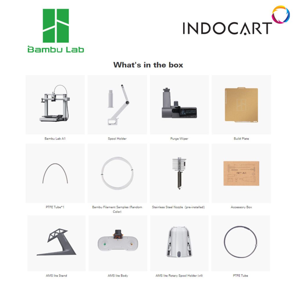 3D Printer Unit BambuLab A1 COMBO Multi Colour AMS 3D Printer - Tanpa ...