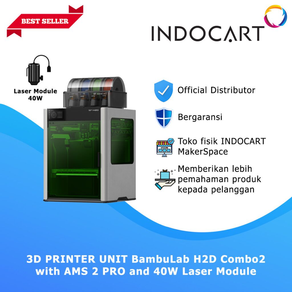 3D Printer BambuLab A1 Mini Combo Multi Colour AMS 3D Printer - IndoCart