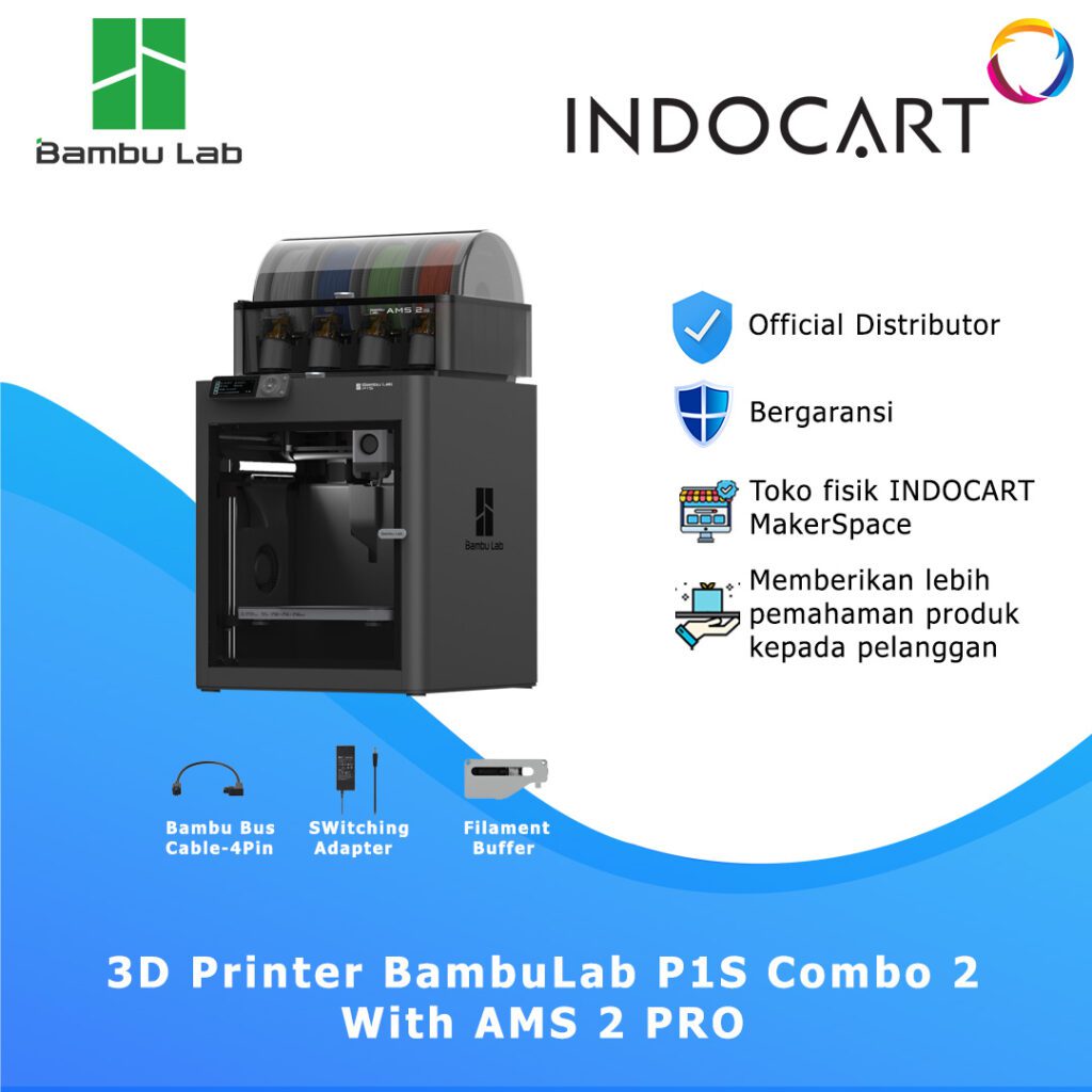 3D Printer BambuLab A1 Mini Combo Multi Colour AMS 3D Printer - IndoCart
